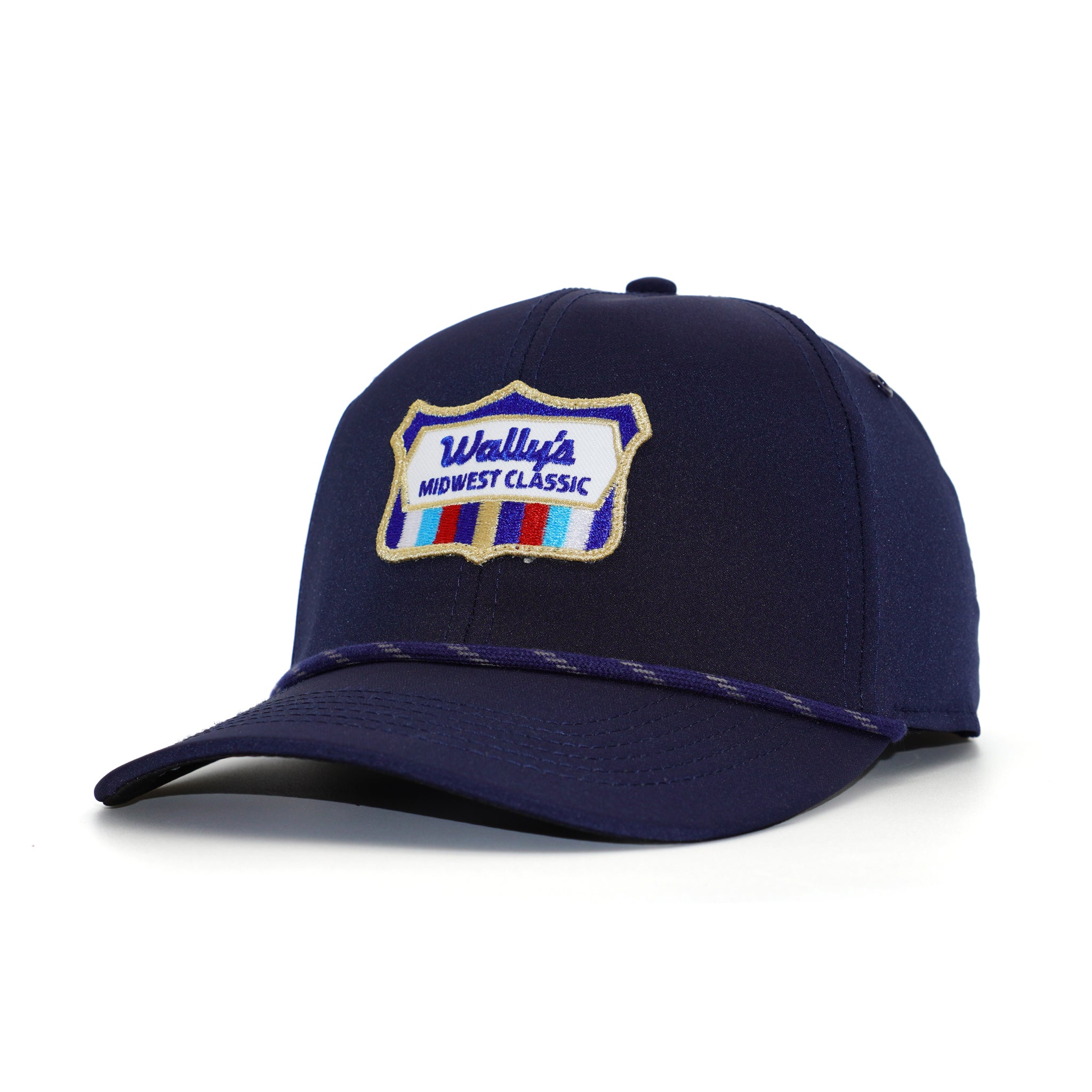 Wally's Performance Low Profile Navy Golf Cap