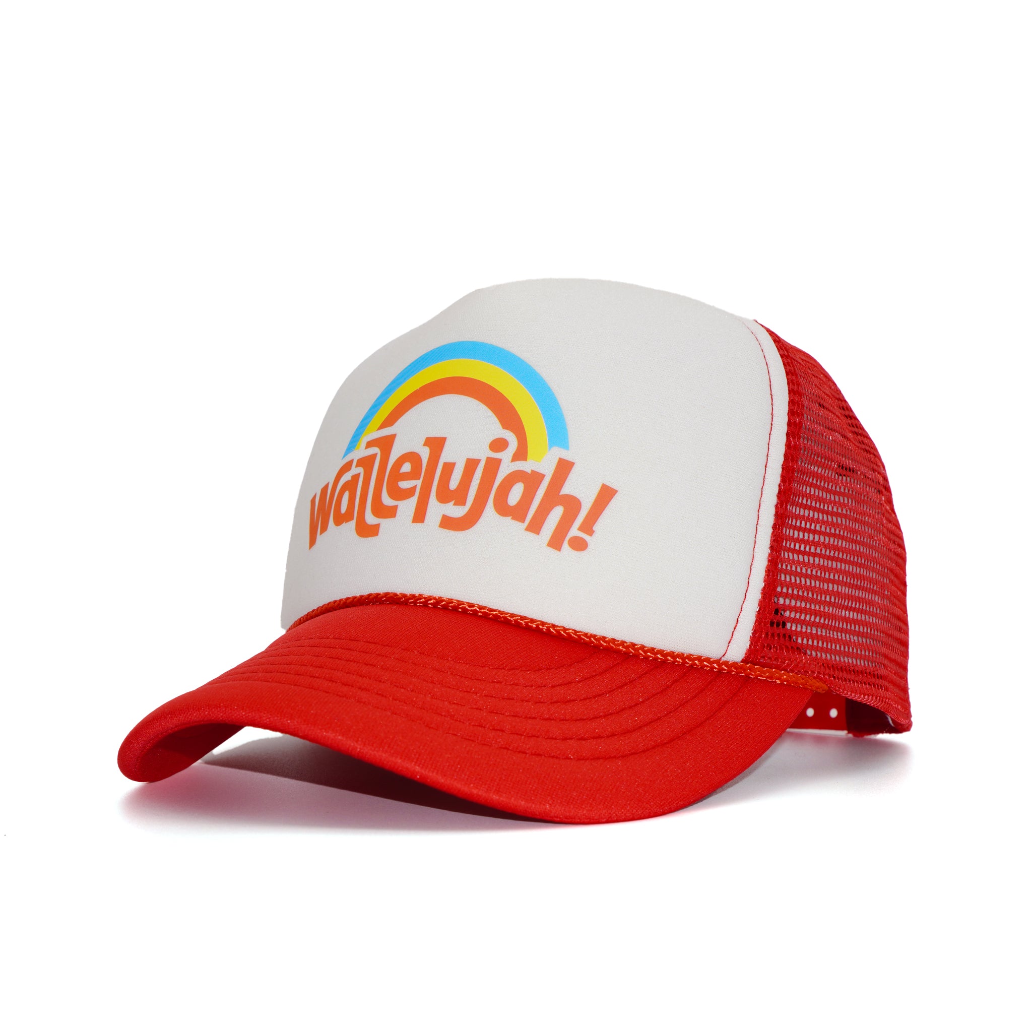 Wally's Small Red Wallelujah Foam Trucker Hat
