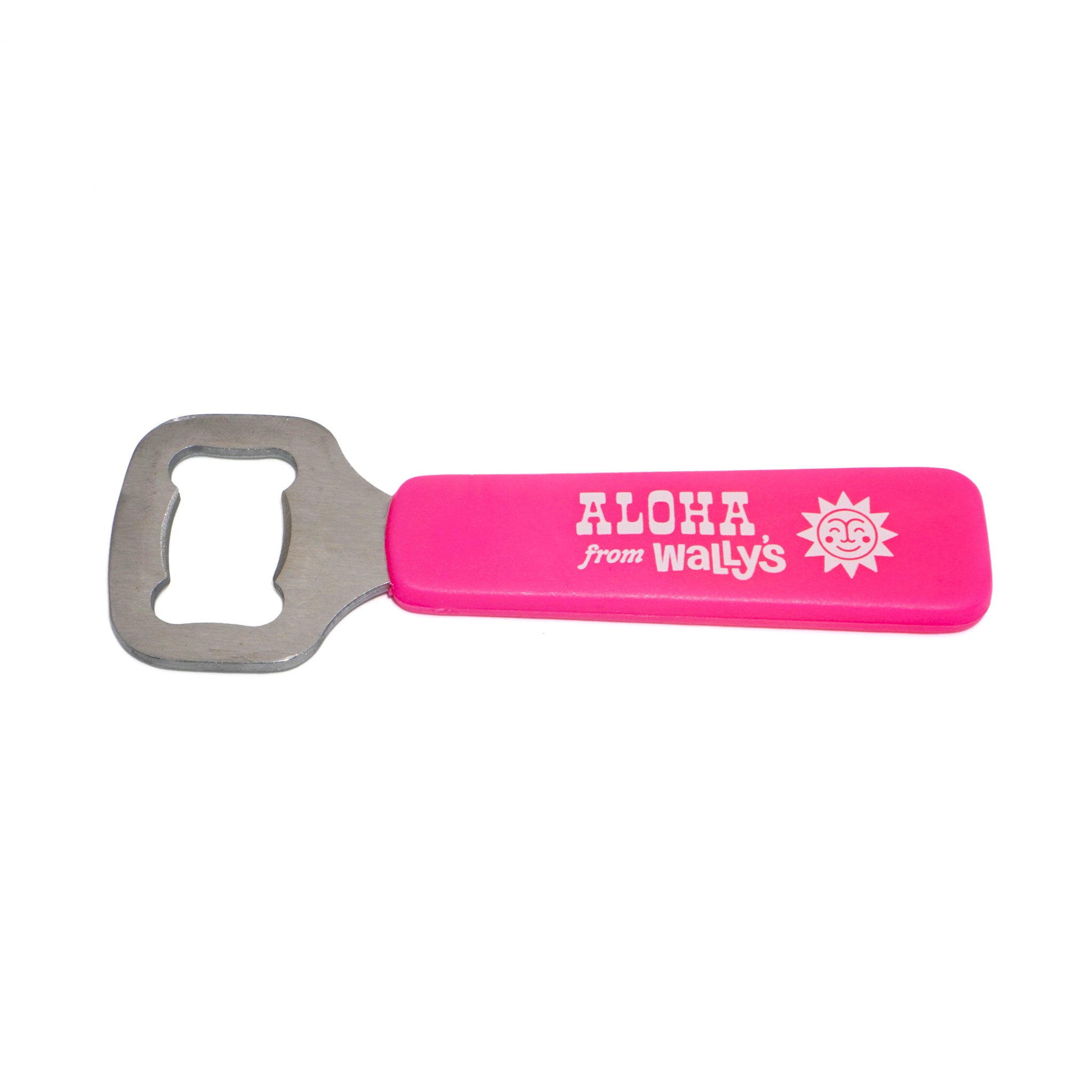 Wally's Aloha Bottle Opener Pink