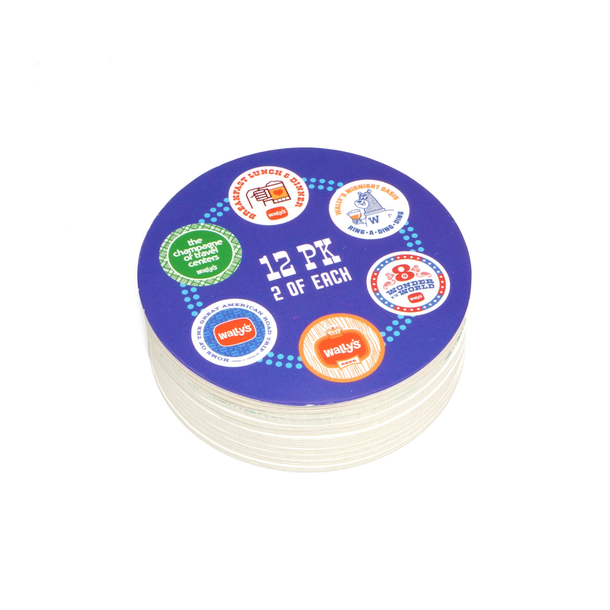 Round Drink Coasters – Wally's