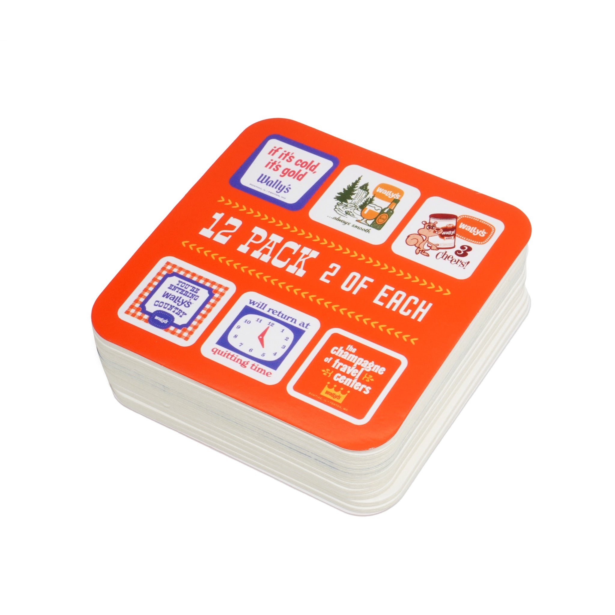 Square Drink Coasters – Wally's